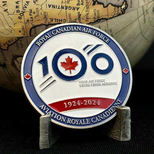 Royal Canadian Air Force Centennial Challenge Coin – Landsharkz