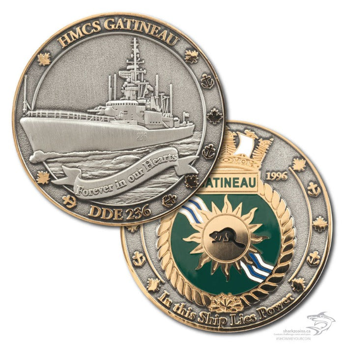 HMCS Gatineau Coin – Landsharkz