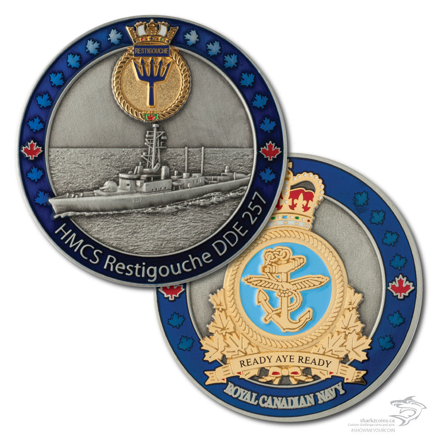 HMCS Restigouche Coin – Landsharkz